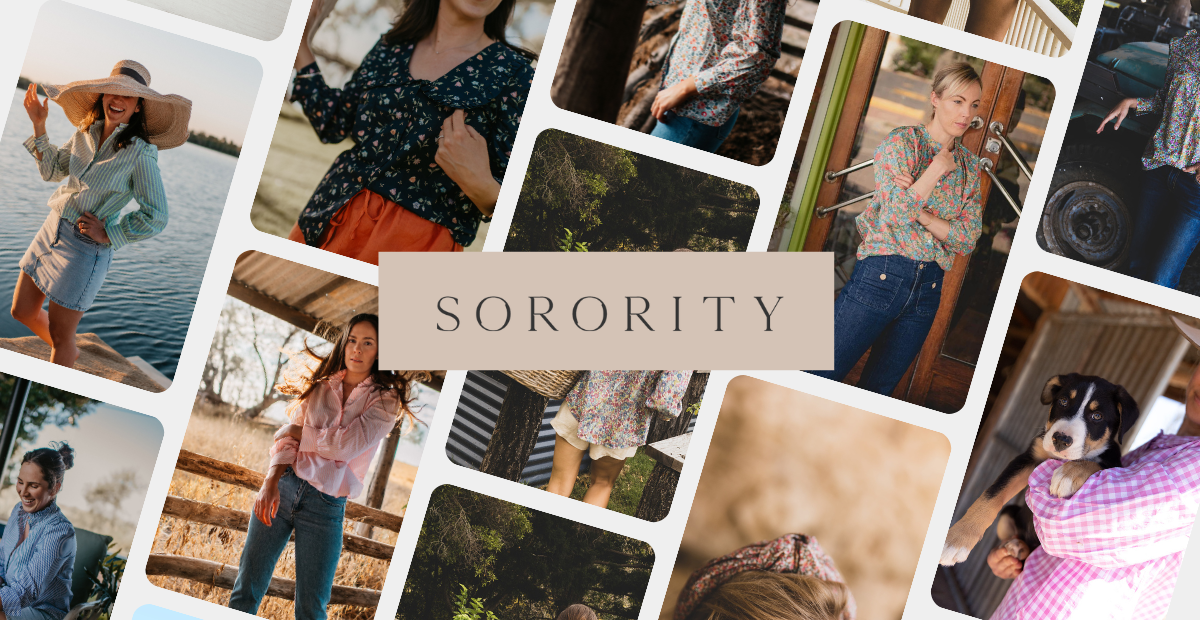 Sorority Clothing - Organic Cotton & Country Style Blouses Australia